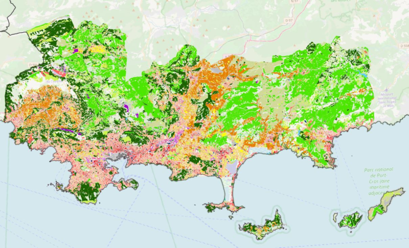 Occupation du sol 2003 du SCoT Provence Méditerranée – Crige PACA